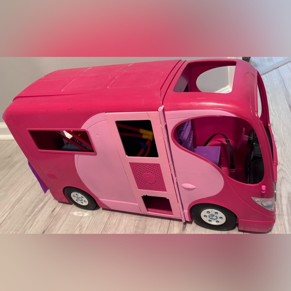 Mattel | Toys | Mattel Pink And Purple Doll Camper Playset | Poshmark